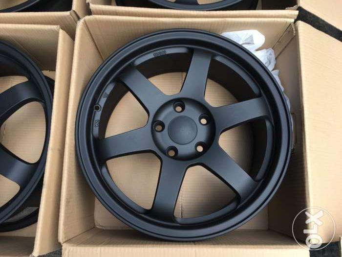 17 Rota Grid2 5Holes PCD114 Flatblack bnew mags, Car Parts ...