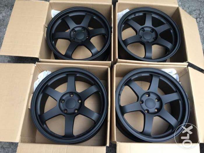 17 Rota Grid2 5Holes PCD114 Flatblack bnew mags, Car Parts ...