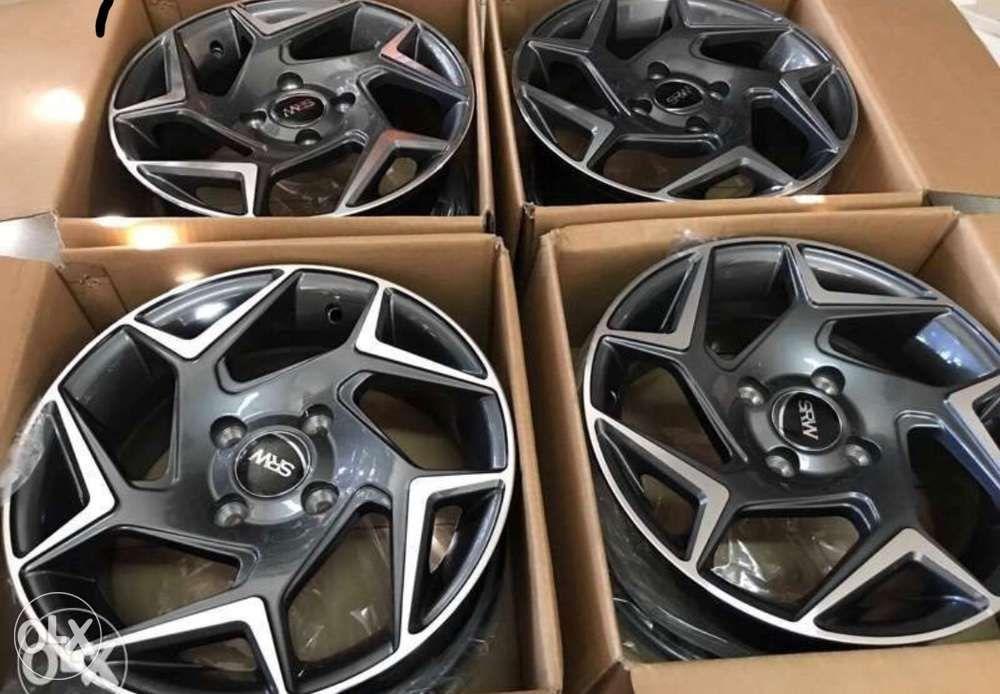 14 Srw Magwheels 4Holes pcd 100 Bnew mags, Car Parts & Accessories ...