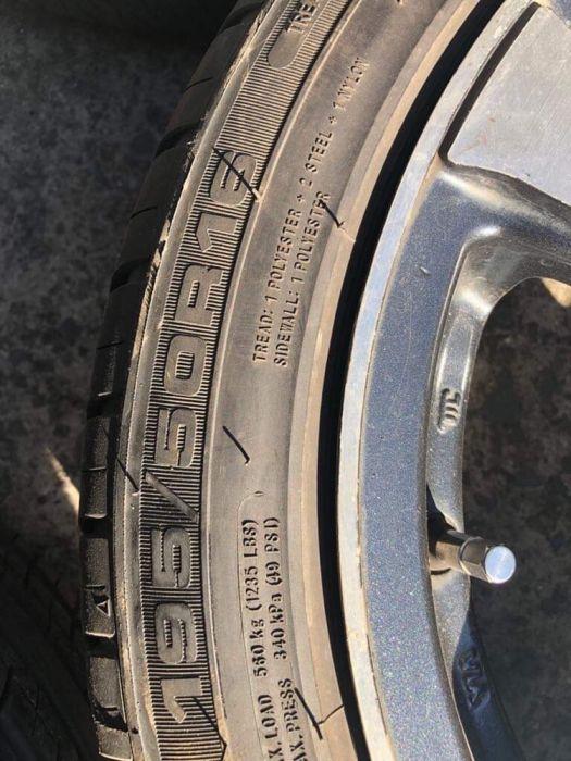 16" Bmw mags 5Holes pcd 120 used with 195 50 R16 Westlake tires used ...
