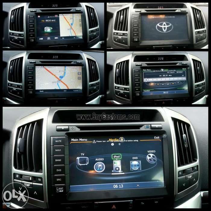 Lc200 Fj200 Oem Dvd Lcd Radio Usb Bluetooth Gps Land Cruiser, Car Parts ...