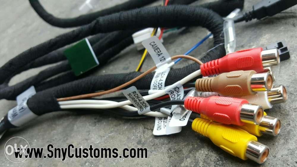 Fortuner HiLux Revo 2016 Multimedia camera video input output cable ...