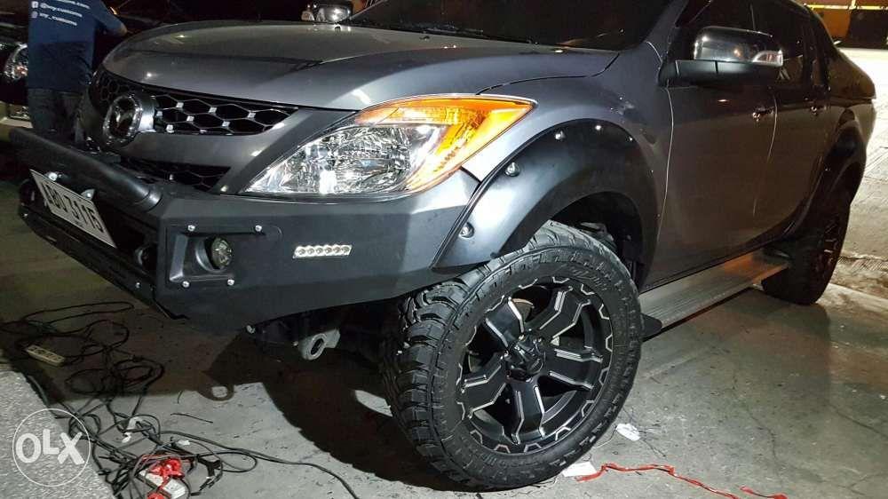 Aero steel bumper Sr Performance with led bar FOG lamps winch bt50, Car ...