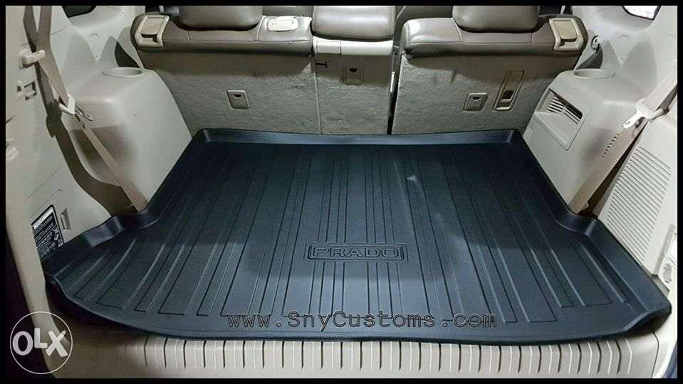 Prado Rear Trunk Rubber Tray Matting Heavy Duty weathertech mat, Car ...
