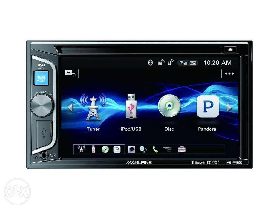 Alpine 2 Din Bluetooth DVD LCD steering camera TV ready USB Ive w560E ...