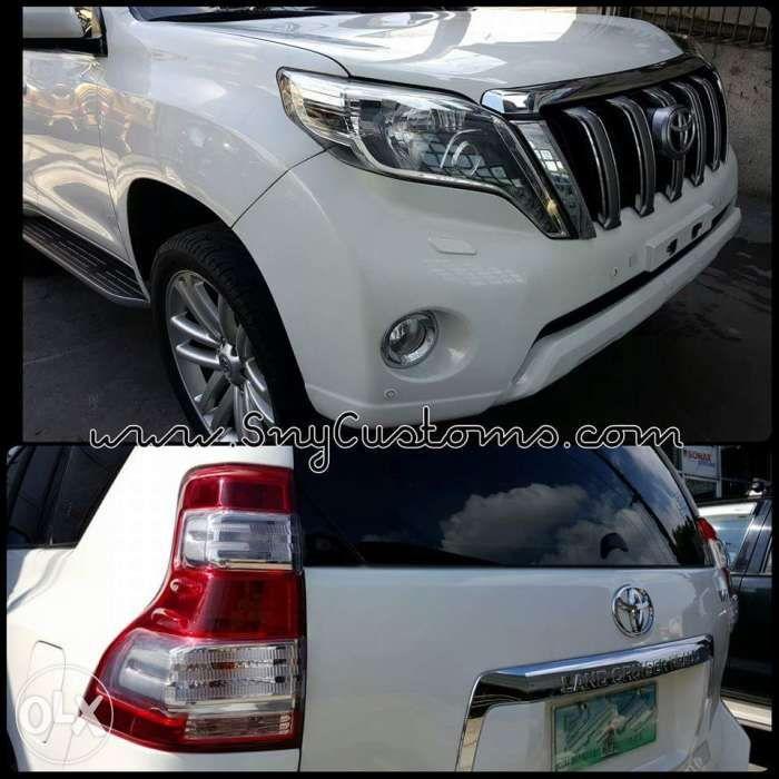 Full Prado Upgrade facelift Kit Headlamps projector led tail bumper ...