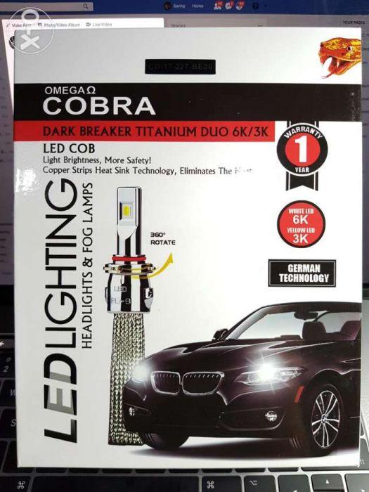 Led h11 h4 h7 hb3 hb4 dual color cobra orig 1Yr wrnty deferred pay, Car ...
