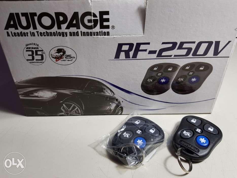 Original AUTOPAGE Ph warranty full Alarm system compact remote rf 250v ...