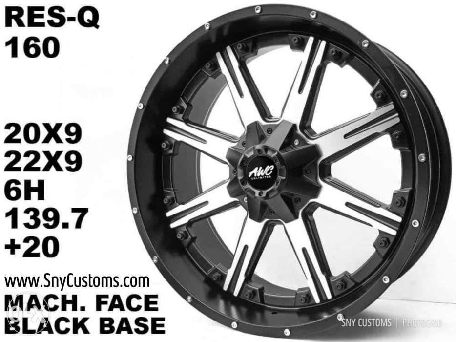 Patrol Navara Nissan 20 inch AWC ResQ rims Mags Wheels deferred, Car ...