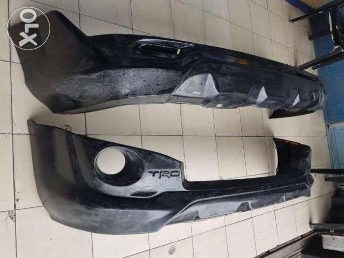 Fortuner TRD OEM chin skirt 2012 up with engraved logo, Car Parts ...