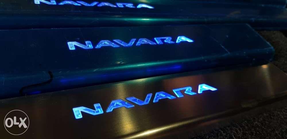 Navara Step sill plates led blue 12v Nissan NP300 calibre, Car Parts ...