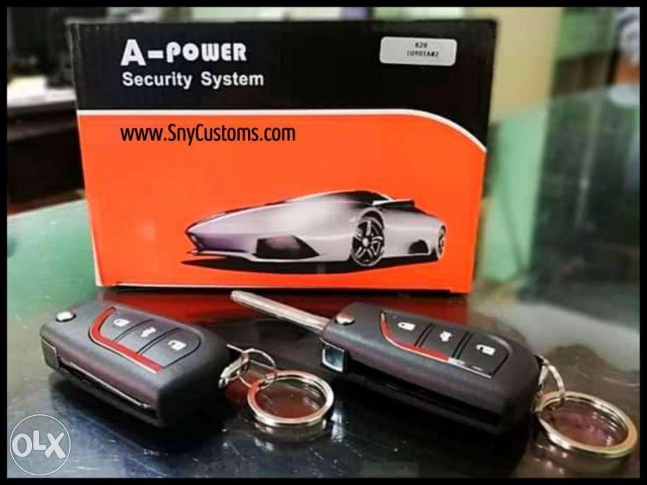 Toyota OEM flip key alarm system fortuner Innova HiLuX HiAce wigo Vios ...