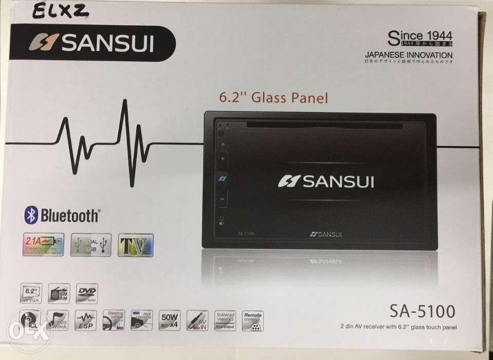 Sansui SA5100 DVD Car Stereo with Bluetooth 62inch USB AUX SA5120, Car ...