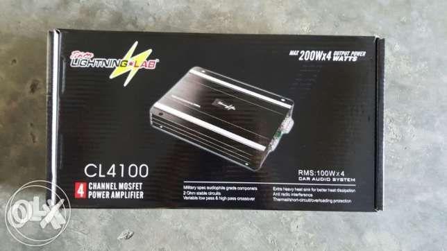 Team Lightning Lab Car Audio Amplifier 4 Channel Mono Class D, Car ...