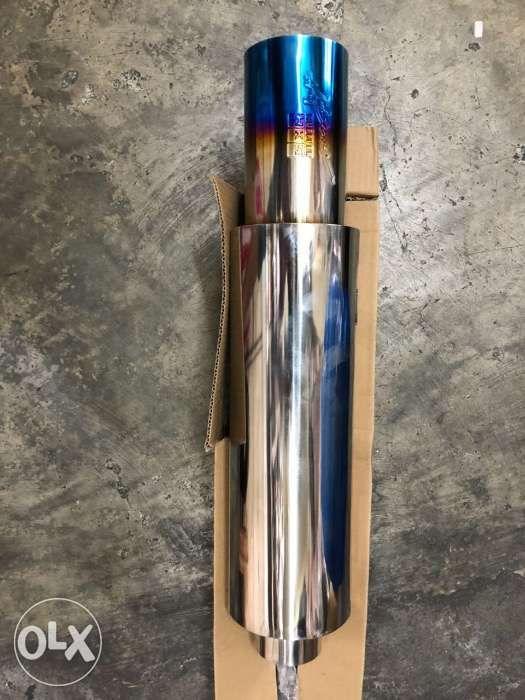 HKS Free Flow Muffler 2 5 inlet to 3 5 outlet, Car Parts & Accessories ...