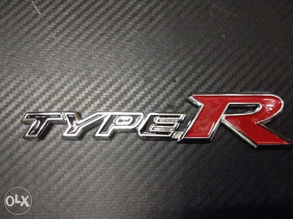 Honda Type R Stick On Type Emblem, Car Parts & Accessories, Other ...