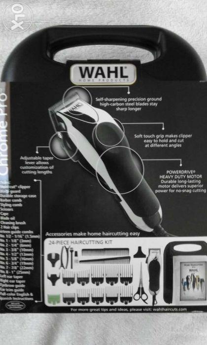 WAHL 79524 2501 Chrome Pro 24 Piece Grooming Haircut Kit ZQ6H, Beauty ...
