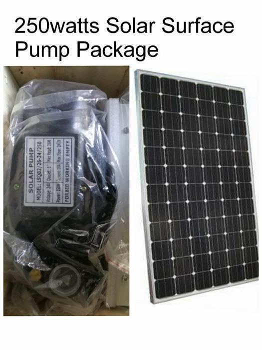 250w solar surface pump package, Furniture & Home Living, Home ...
