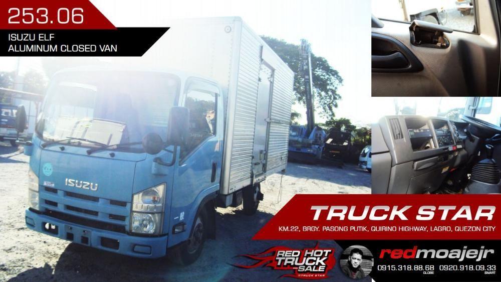 Isuzu Elf Aluminum Closed Van 4JJ1 Engine 14Footer Truck For Sale ...