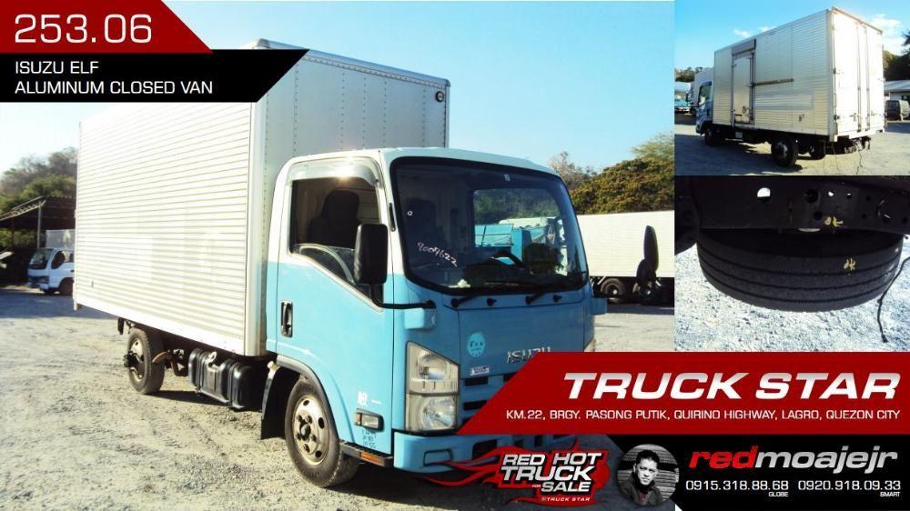 Isuzu Elf Aluminum Closed Van 4JJ1 Engine 14Footer Truck For Sale ...
