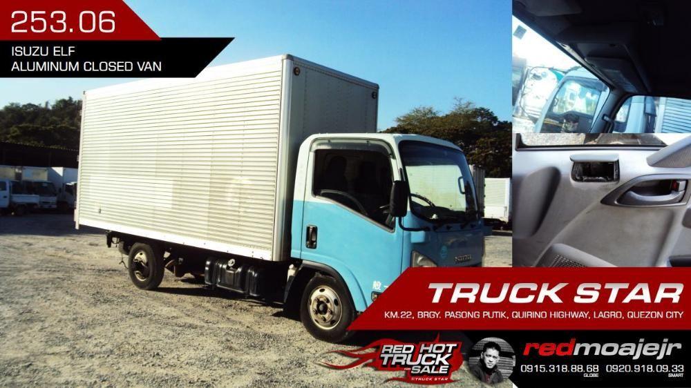 Isuzu Elf Aluminum Closed Van 4JJ1 Engine 14Footer Truck For Sale ...