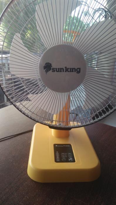 Sun King Solar Fan, Furniture & Home Living, Lighting & Fans, Fans on ...