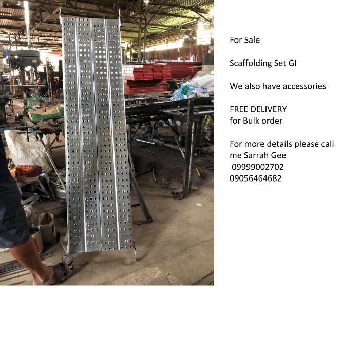 Gi Pipe Catwalk Scaffolding, Commercial & Industrial, Construction ...