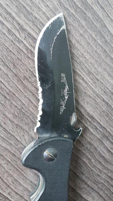 emerson mini commander folding knife with wave feature, Sports ...