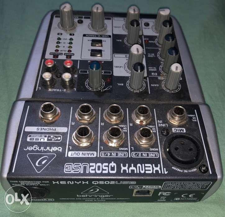 Behringer XENYX Q502 USB mixer, Photography, Photography Accessories ...