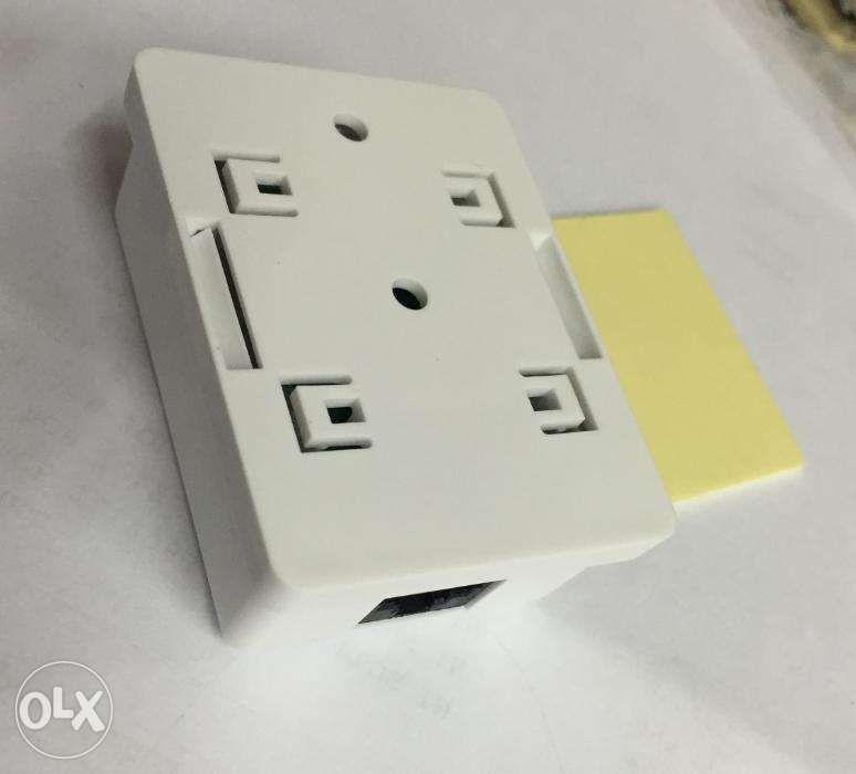 Cat5e Modular Box Surface Mount with Adhesive cat 5e cat 5 cat5 RJ45 ...