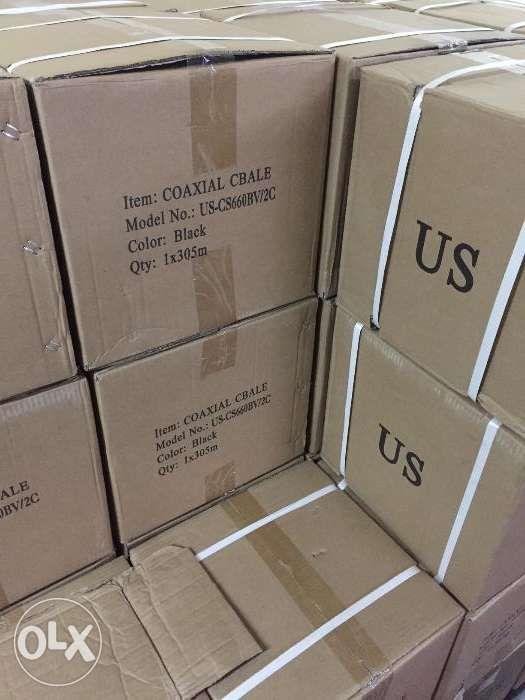 CCTV Siamese Coaxial Cable RG6 siamese w gel 2 power cable 305 meters ...