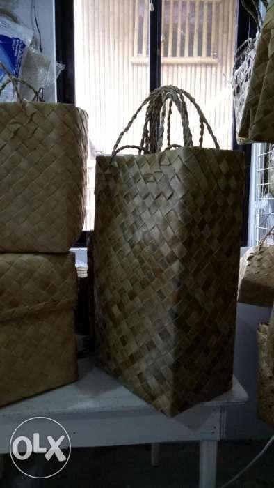 Native Pandan boxes bayong bags for packaging giveaways souvenirs ...
