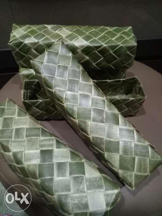 Native Pandan boxes bayong bags for packaging giveaways souvenirs ...