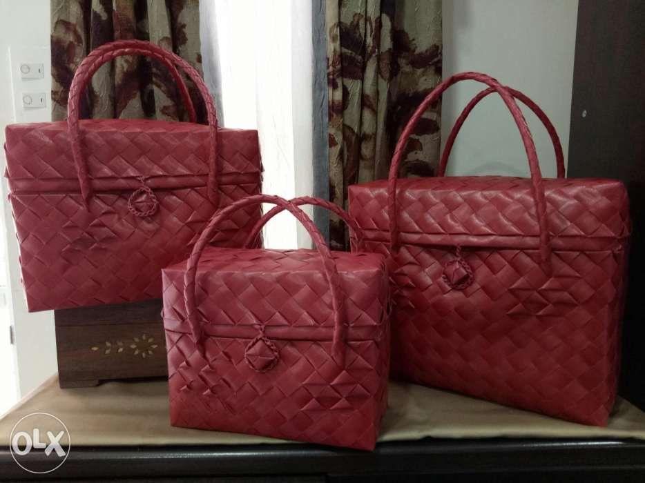 Plastic Bayong Boxes Picnic Box Multipurpose Box, Women's Fashion, Bags ...