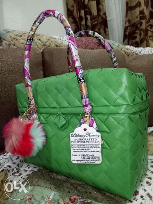 Plastic Bayong Boxes Picnic Box Multipurpose Box, Women's Fashion, Bags ...