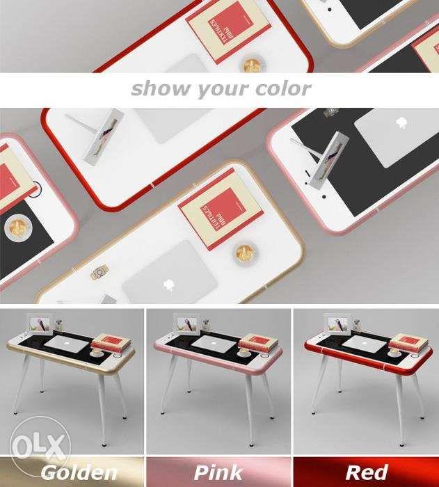 Creative table Laptop Computer desk Simple design Style Study table ...
