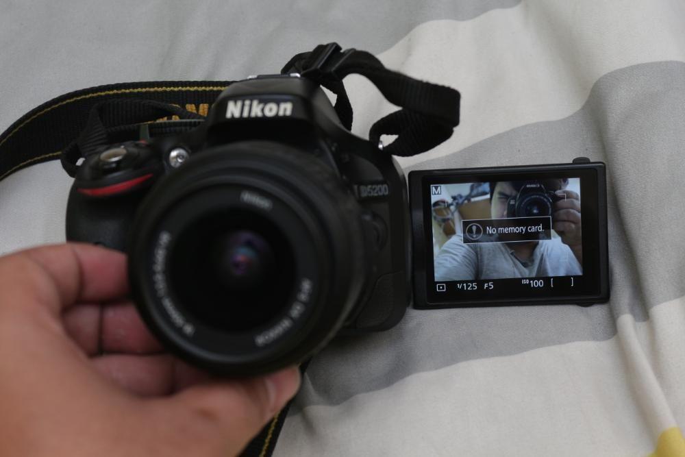 nikon d5200 dslr camera flip screen, Photography, Video Cameras on ...