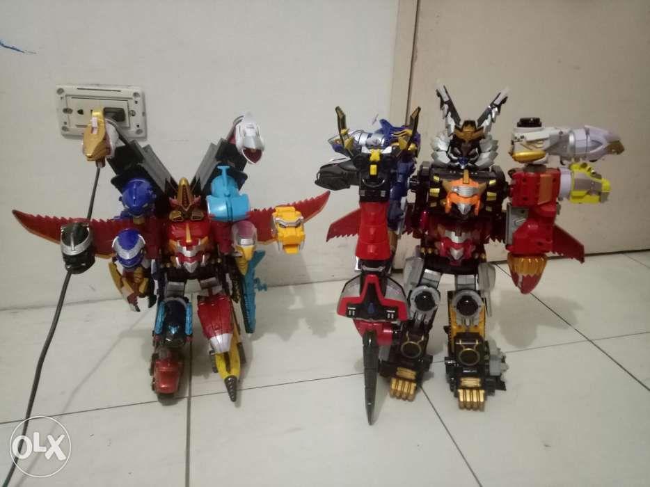 Gosei Set 4 Robots Power Ranger Megaforce Goseiger Sentai Kids Toy ...