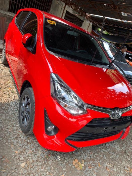 2018 Toyota Wigo 1.0G manual red New Look, Cars for Sale on Carousell