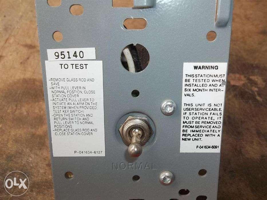 Edwards USA model 270SPO Fire Alarm Box Pull Station Switch, Furniture ...