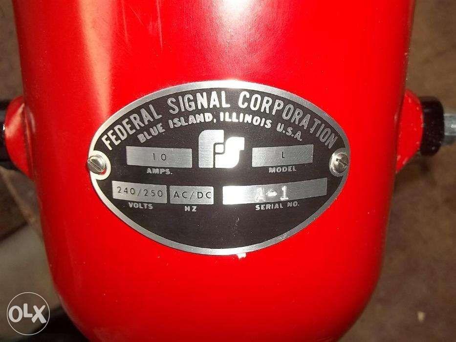 BRAND NEW Federal Signal model L 220V Industrial Siren, Computers ...