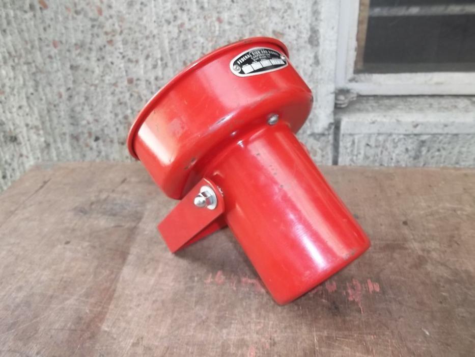 Federal Signal USA model B9 Electric Siren 24 volts fire alarm truck ...