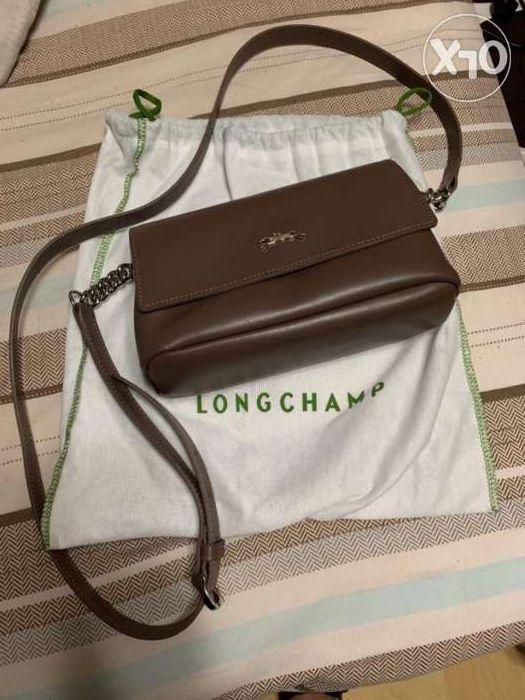 authentic longchamp leather shoulder bag, Men's Fashion, Bags, Sling ...