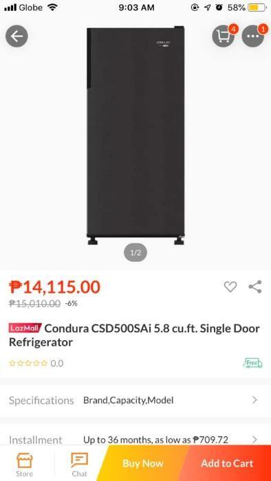 Condura csd500sai negosyo inverter 6MOS OLD, TV & Home Appliances ...