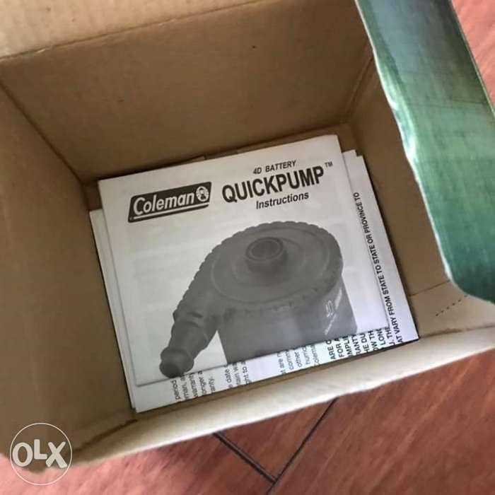 COLEMAN Quickpump Air Pump Airpump with 4D Size Battery Operated ...