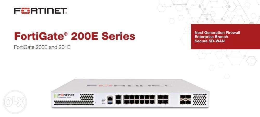 Fortinet FortiGate FG 200E Next-Gen Firewall plus 24x7 FortiCare and ...