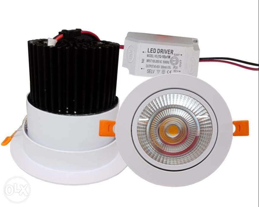 LED COB Downlight with External Driver, Furniture & Home Living ...