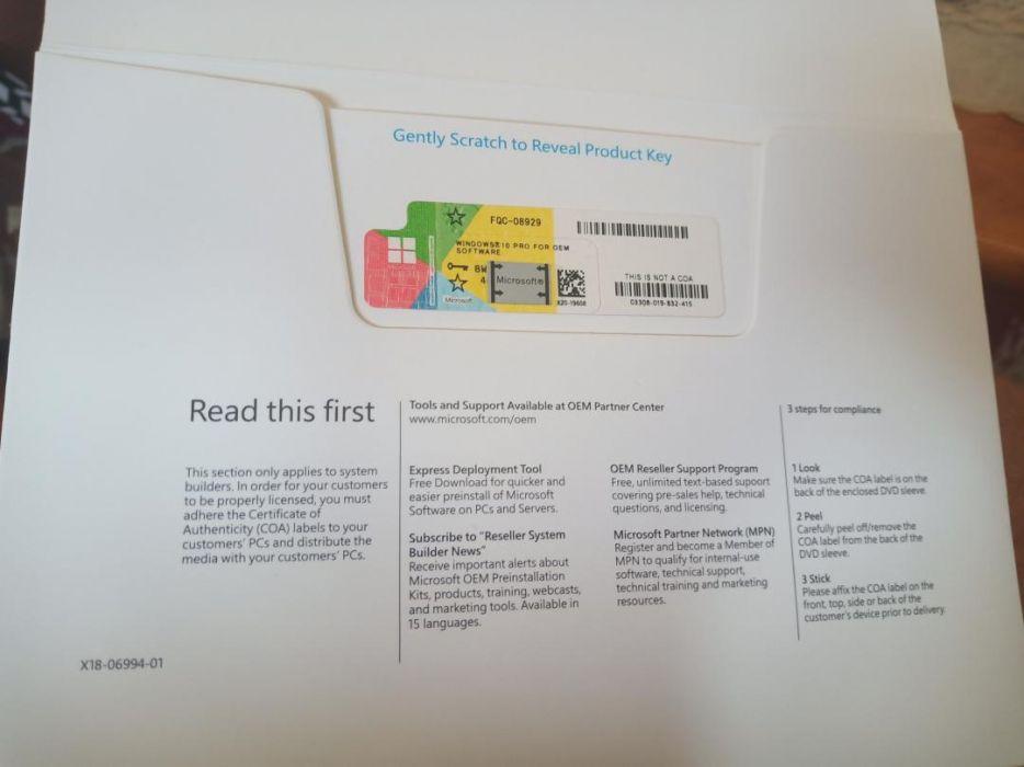 Windows 10 pro coa sticker, Computers & Tech, Laptops & Notebooks on ...