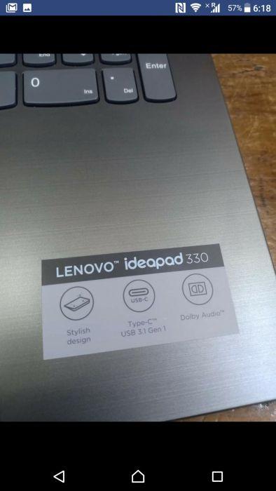 Lenovo 81De core i5 8th Gen 15.6inch Amd radeon 530 4gb ram laptop ...