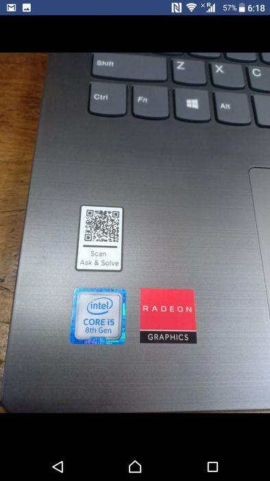 Lenovo 81De core i5 8th Gen 15.6inch Amd radeon 530 4gb ram laptop ...